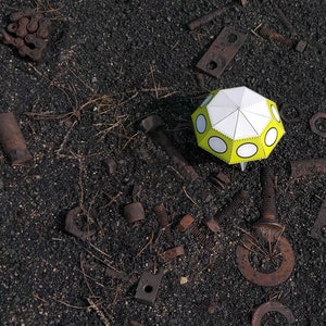 UFO Paper Toy DIY Paper Craft Kit 3D Model Paper Figure - Etsy UK