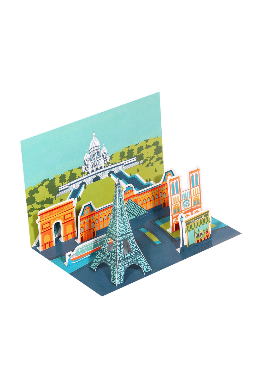 Paris Diorama Paper Craft Postcard Kit - to Assemble - Etsy