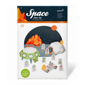 Space Paper Toy - DIY Paper Craft Kit - School Science Project - Etsy