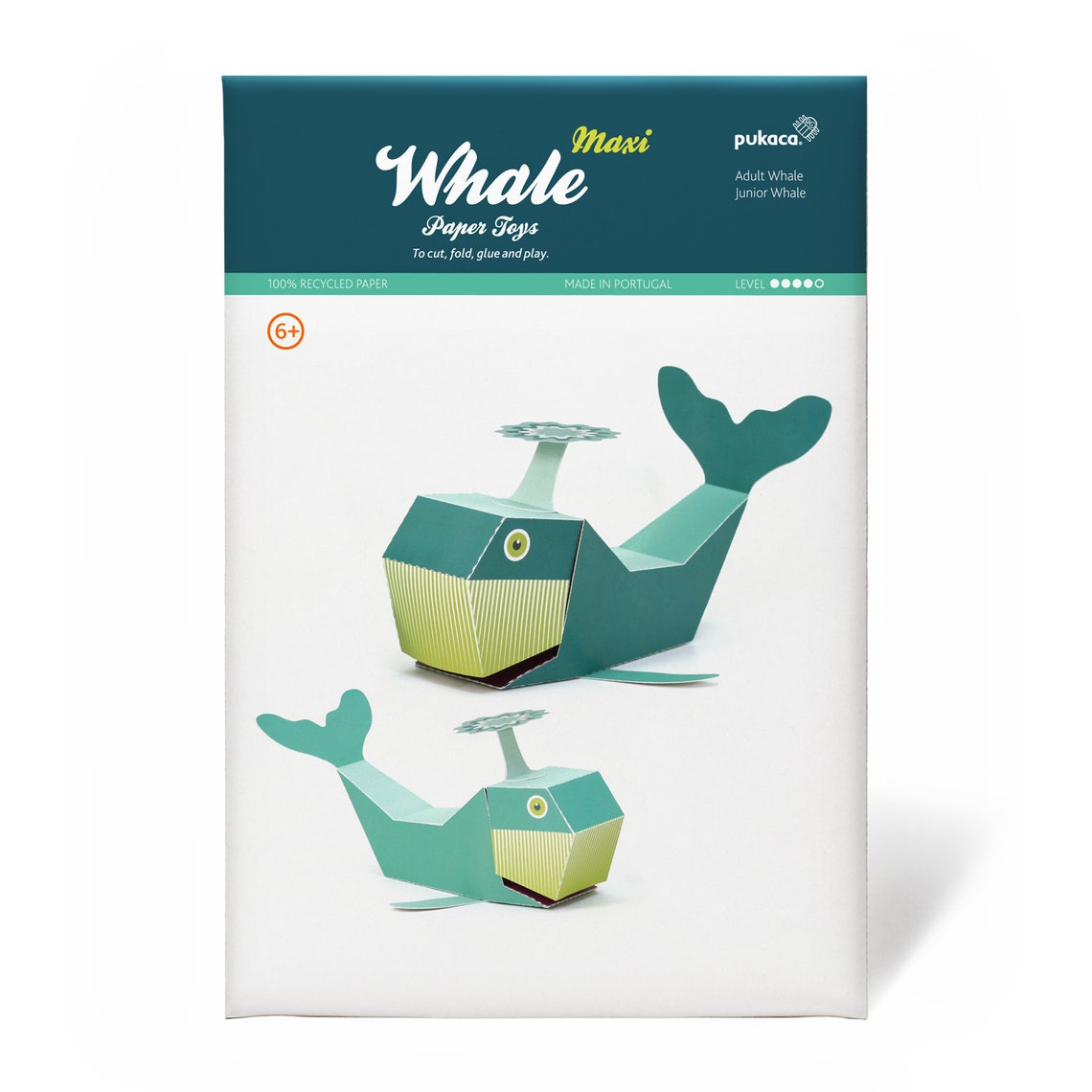 Maxi Whale Paper Toys DIY Paper Craft Kit 3D Paper Animals | Etsy