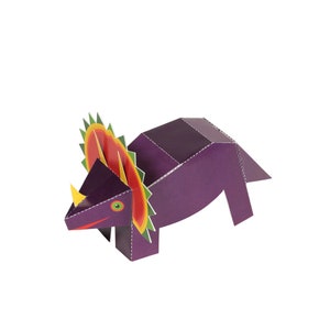 Dinosaurs Paper Toys DIY Papercraft Kit 3D Paper Animals - Etsy