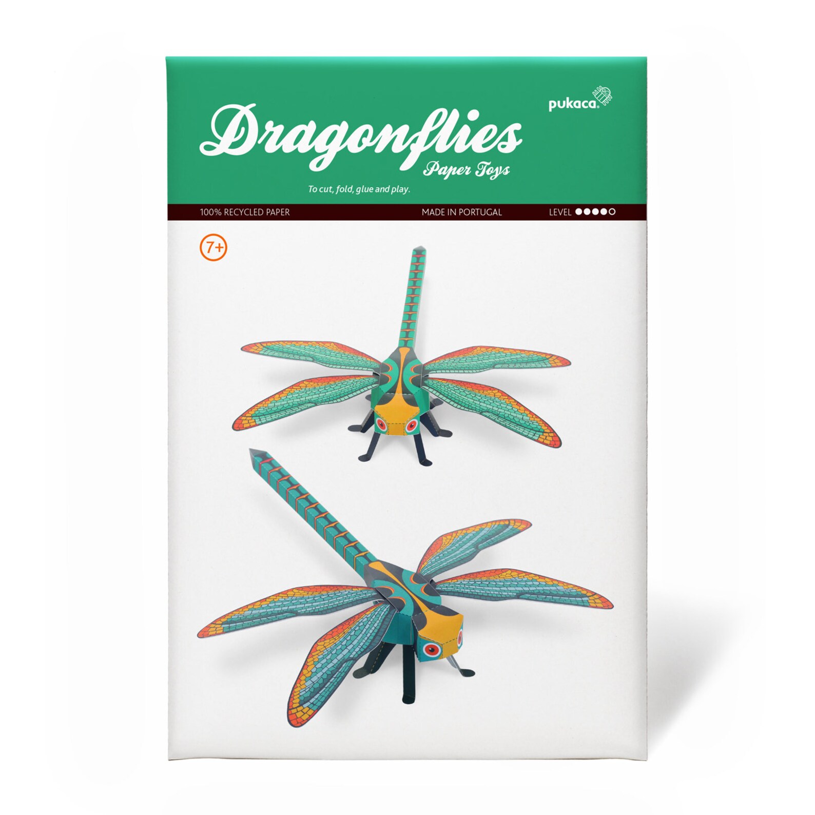 Dragonflies Paper Toys DIY Paper Craft Kit 3D Paper - Etsy