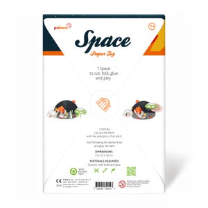 Space Paper Toy - DIY Paper Craft Kit - School Science Project - Etsy