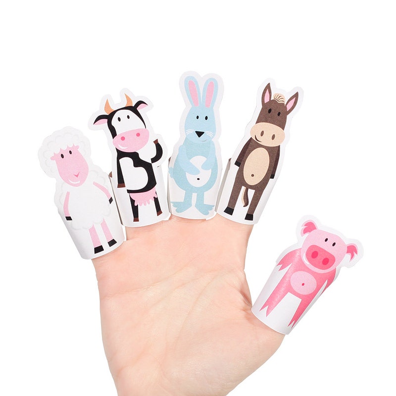 Paper Finger Puppets - Etsy