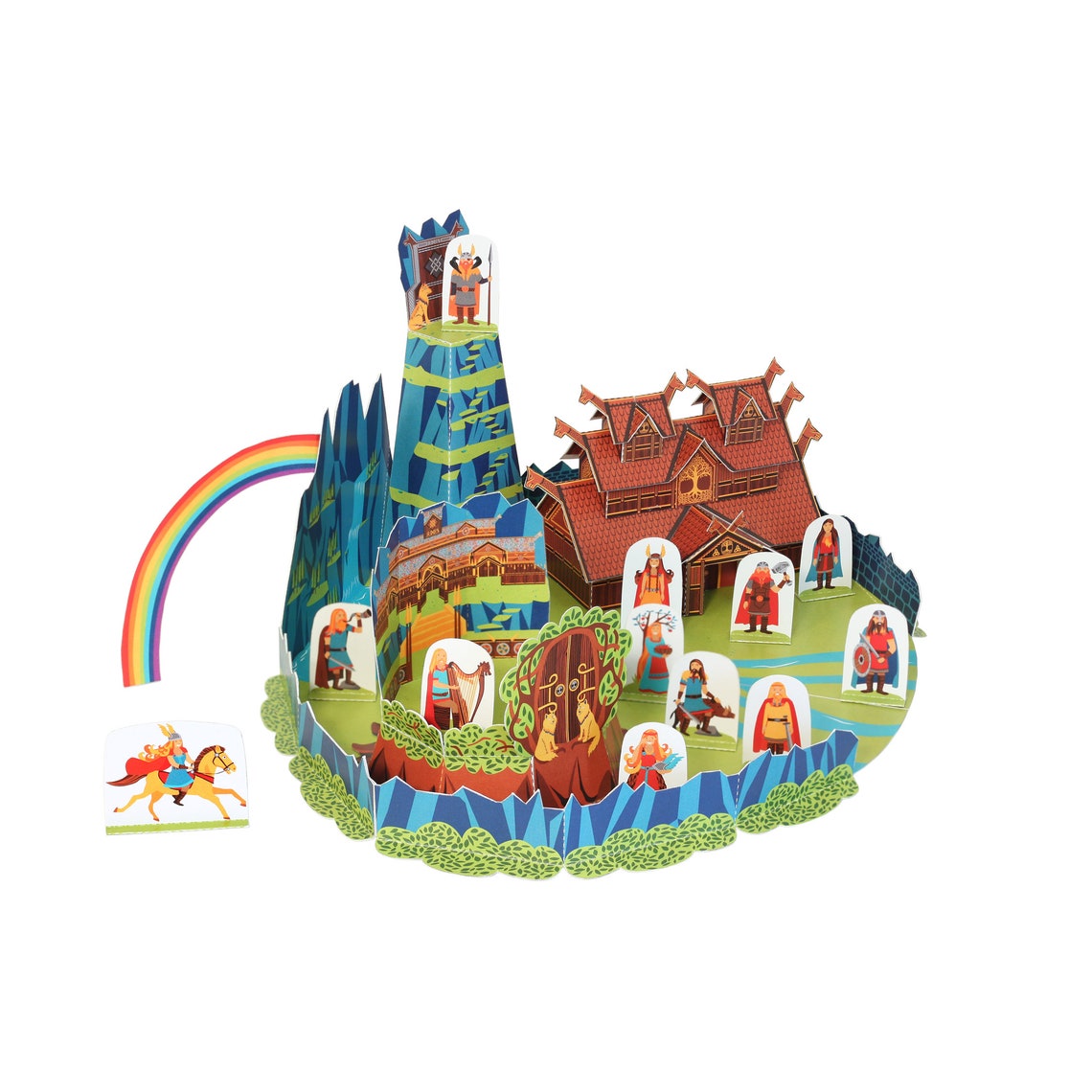 Asgard Paper Toy Paper Toy DIY Paper Craft Kit 3D Model | Etsy