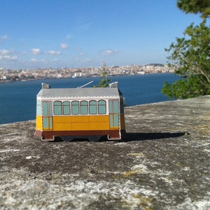 TRAM Paper Craft Postcard - Etsy