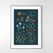 SPANISH Space Numbers Poster From 1 to 10 BIG POSTER 13x19 - Etsy