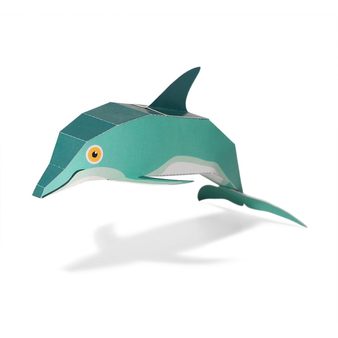 Maxi Dolphin Paper Toys DIY Paper Craft Kit 3D Paper - Etsy