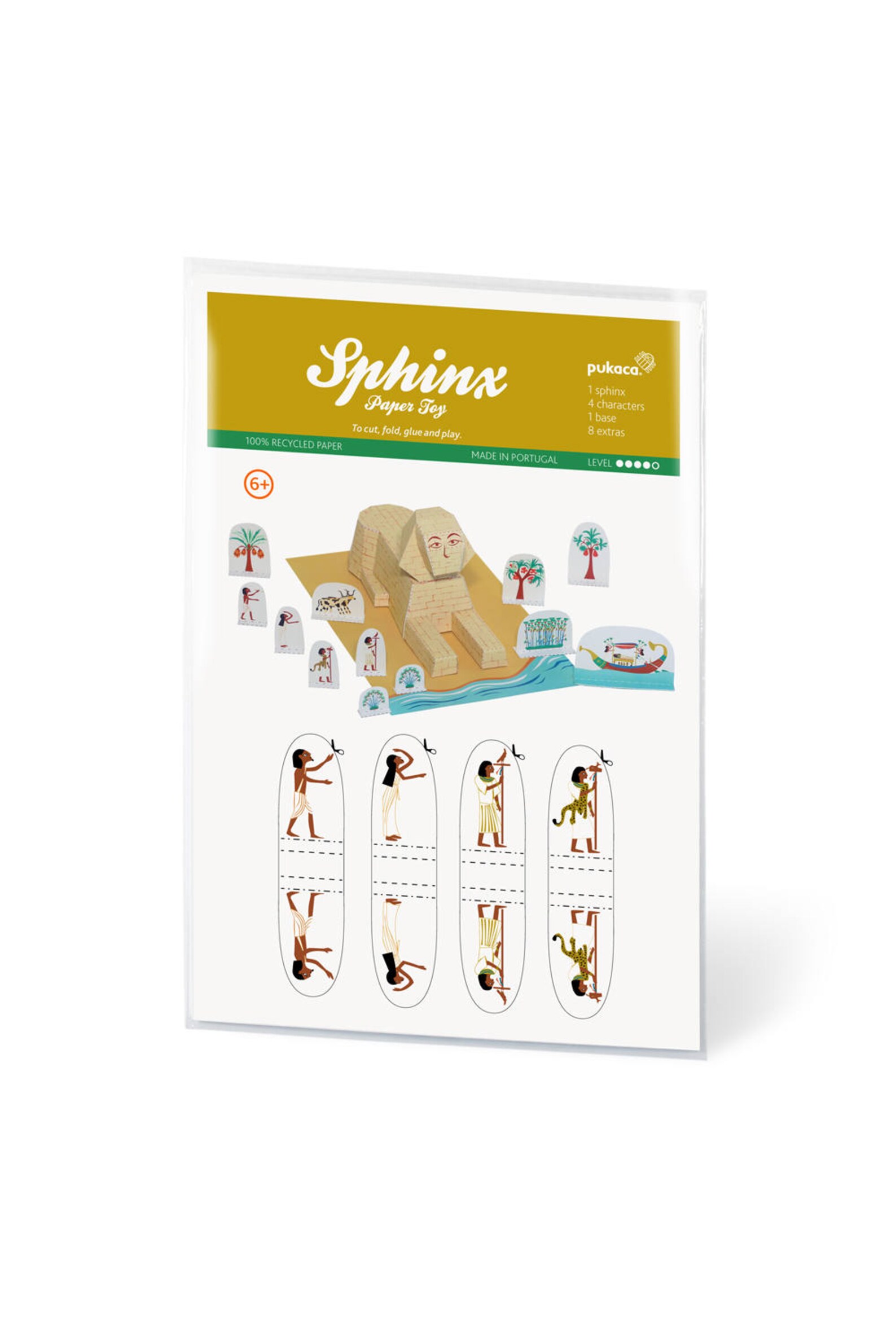 Sphinx Paper Toy Paper Toy DIY Paper Craft Kit 3D Model | Etsy