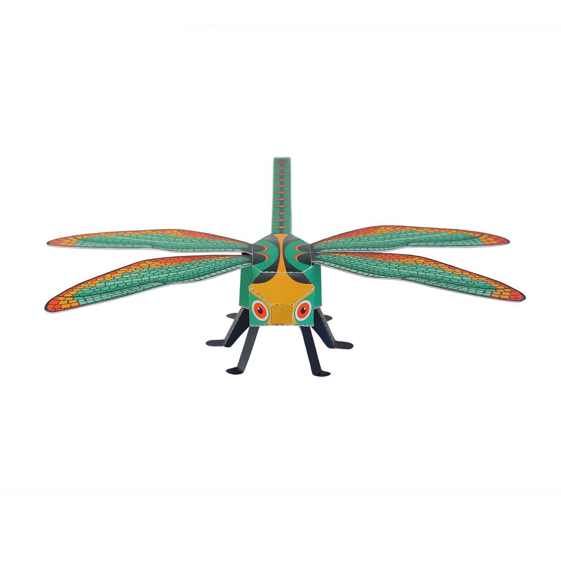 Dragonflies Paper Toys DIY Paper Craft Kit 3D Paper - Etsy