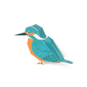 Birds Paper Toys - DIY Paper Craft Kit - 4 Birds - Papercraft - Etsy