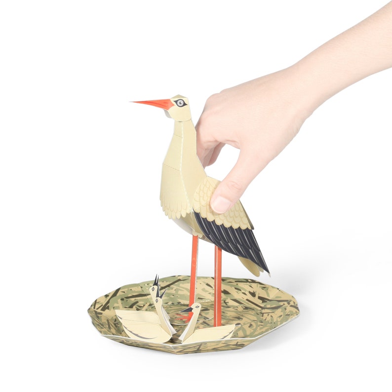 Storks Paper Toys - DIY Paper Craft Kit - School Project - Etsy
