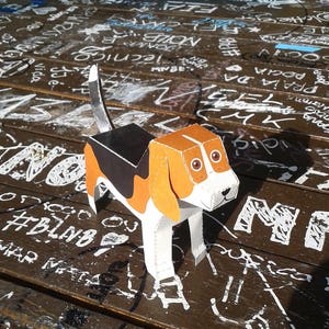 Dogs Paper Toys DIY Paper Craft Kit 3D Paper Animals 4 Pets Kids Dogs ...