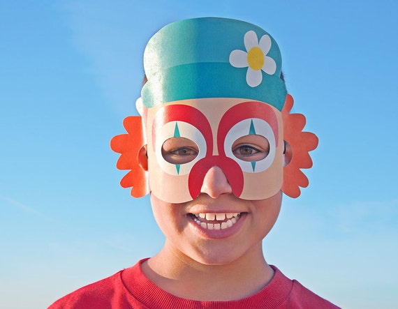 Clown Mask Printable