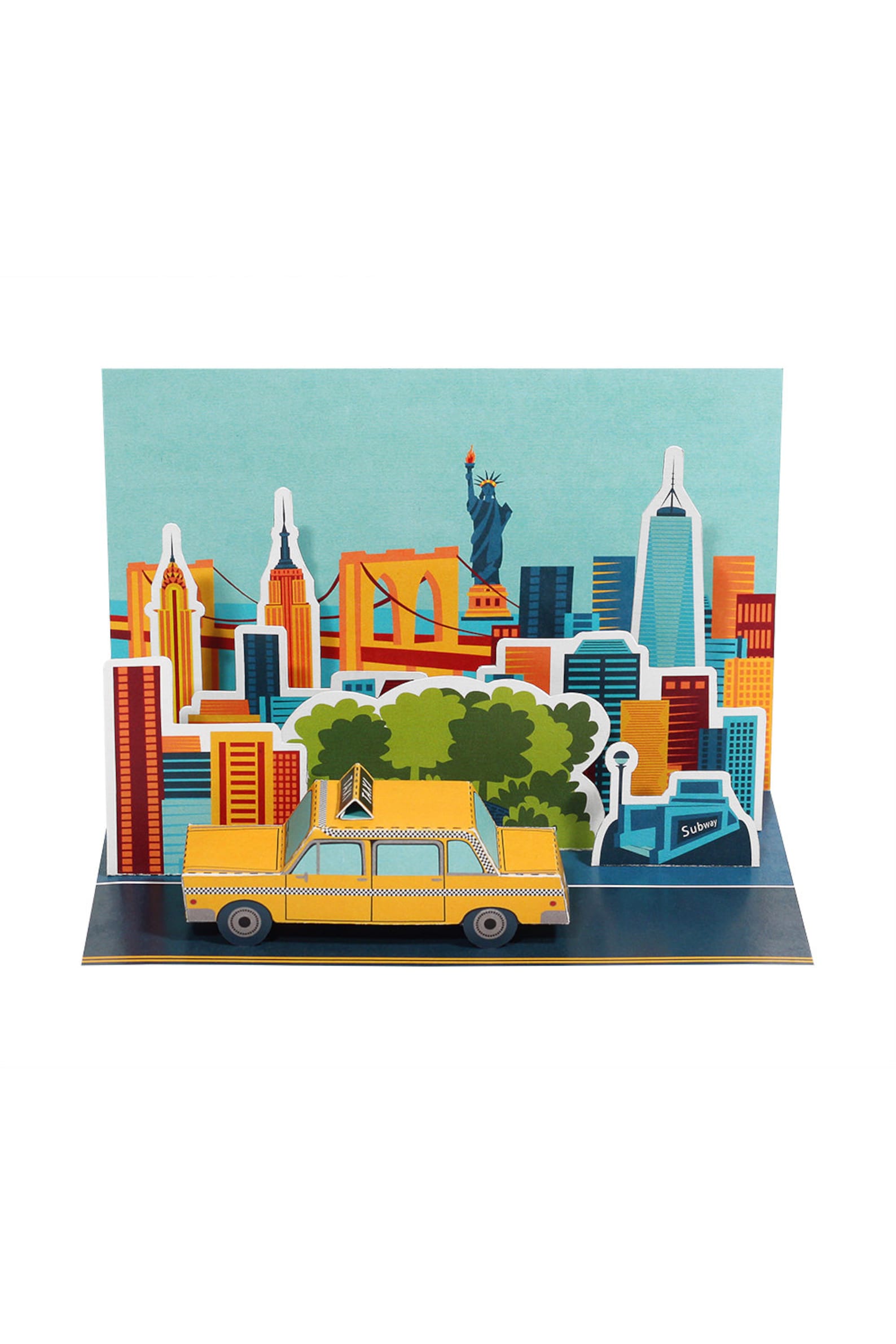 New York Diorama Postcard Paper Craft | Etsy