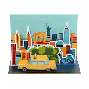 New York Diorama Postcard Paper Craft — DIY Paper Craft Kit — TO ...