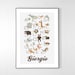 Personalized ITALIAN Alphabet Poster With Animals From A to Z, BIG ...
