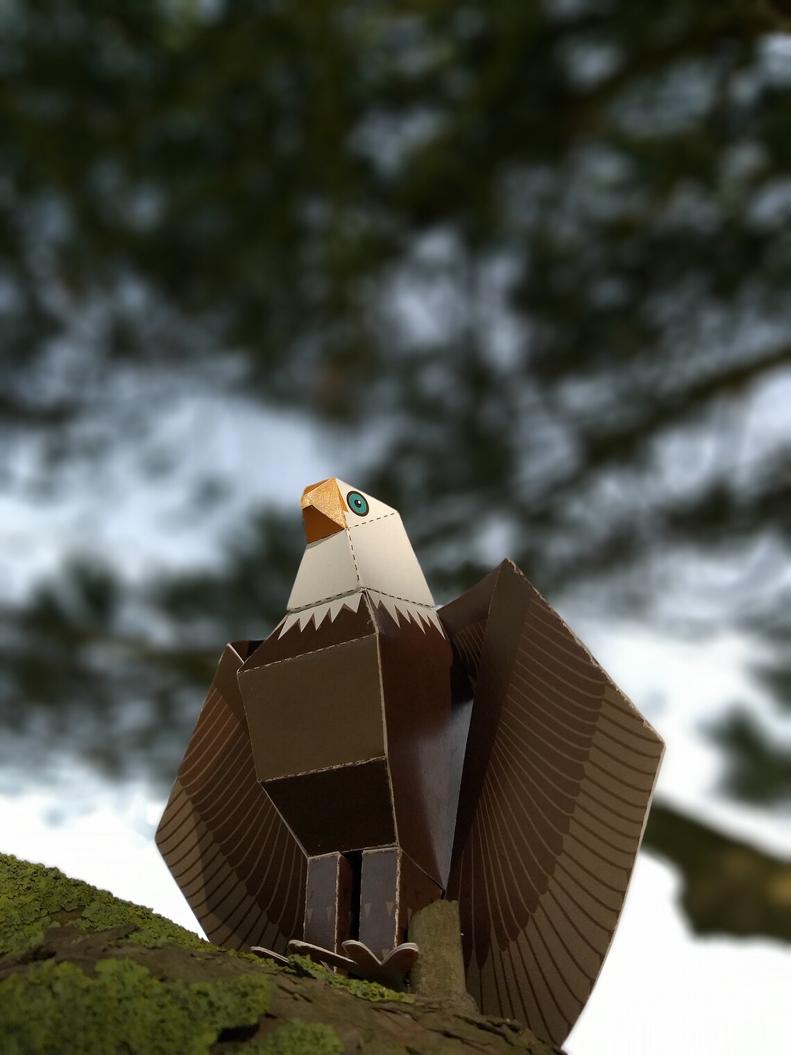 Maxi Bald Eagle Paper Toys DIY Paper Craft Kit 3D Paper - Etsy UK