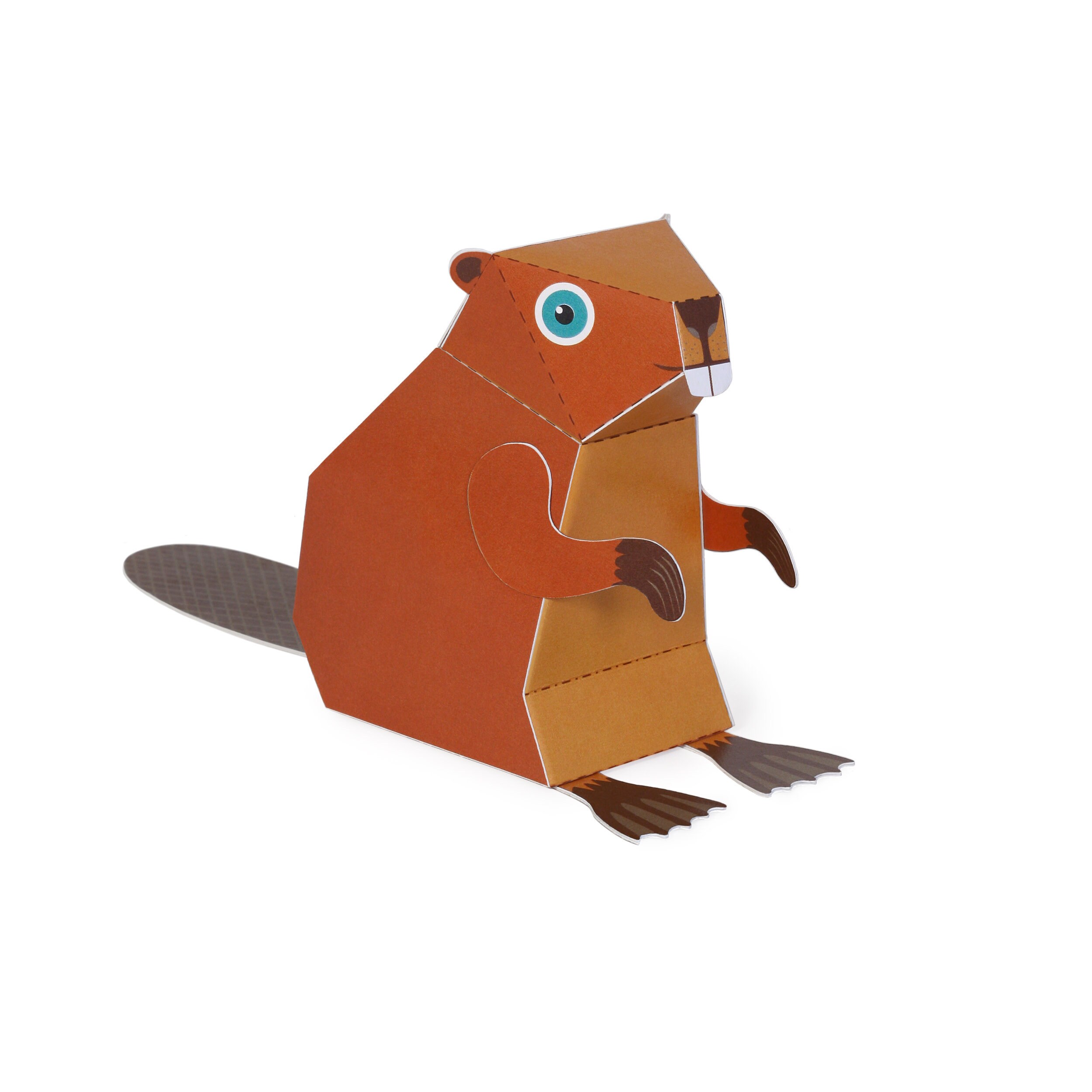 Woodland Animals Paper Toys DIY Paper Craft Kit 3D Paper | Etsy UK