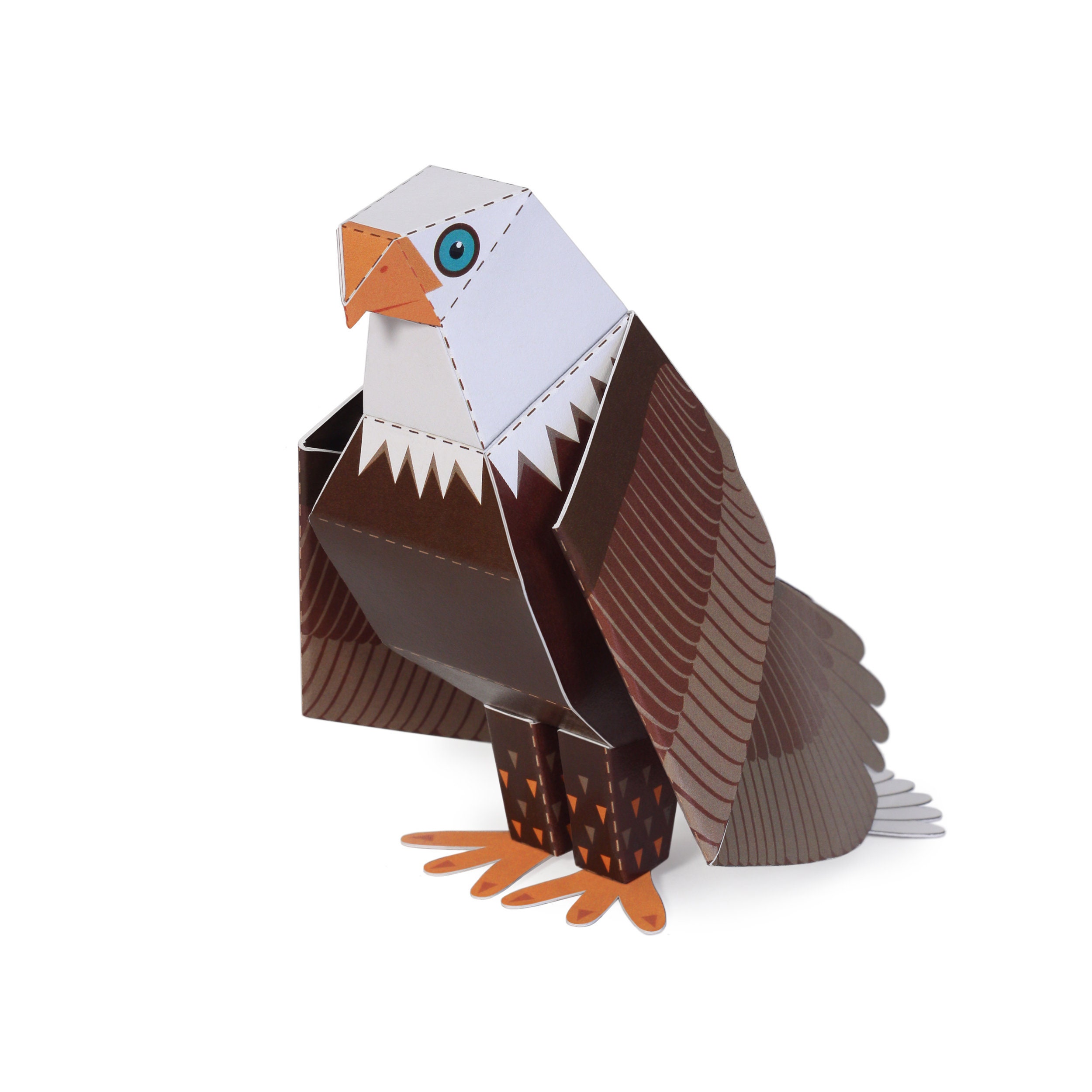 Woodland Animals Paper Toys DIY Paper Craft Kit 3D Paper - Etsy UK