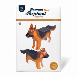 German Shepherd Paper Toys: DIY Craft Kit, 3D Animals - Etsy Australia
