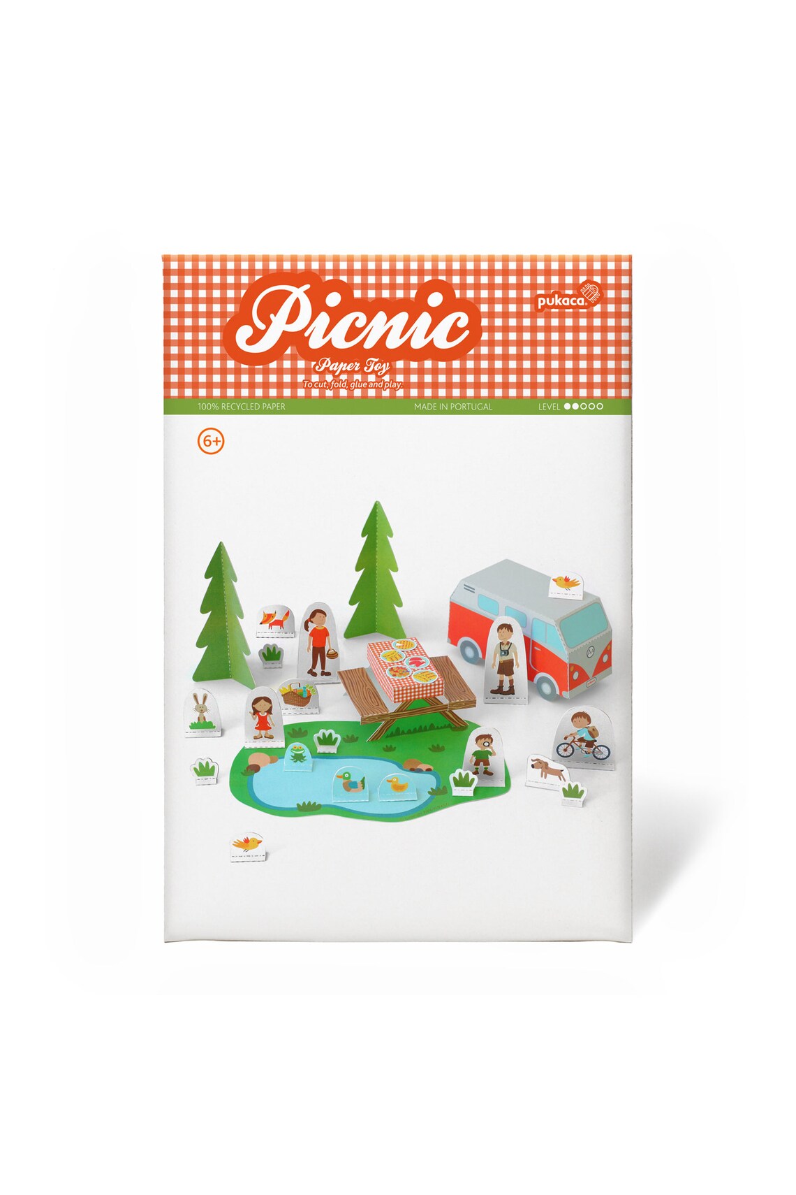 Picnic Paper Toy DIY Paper Craft Kit Papercraft Kids 3D | Etsy