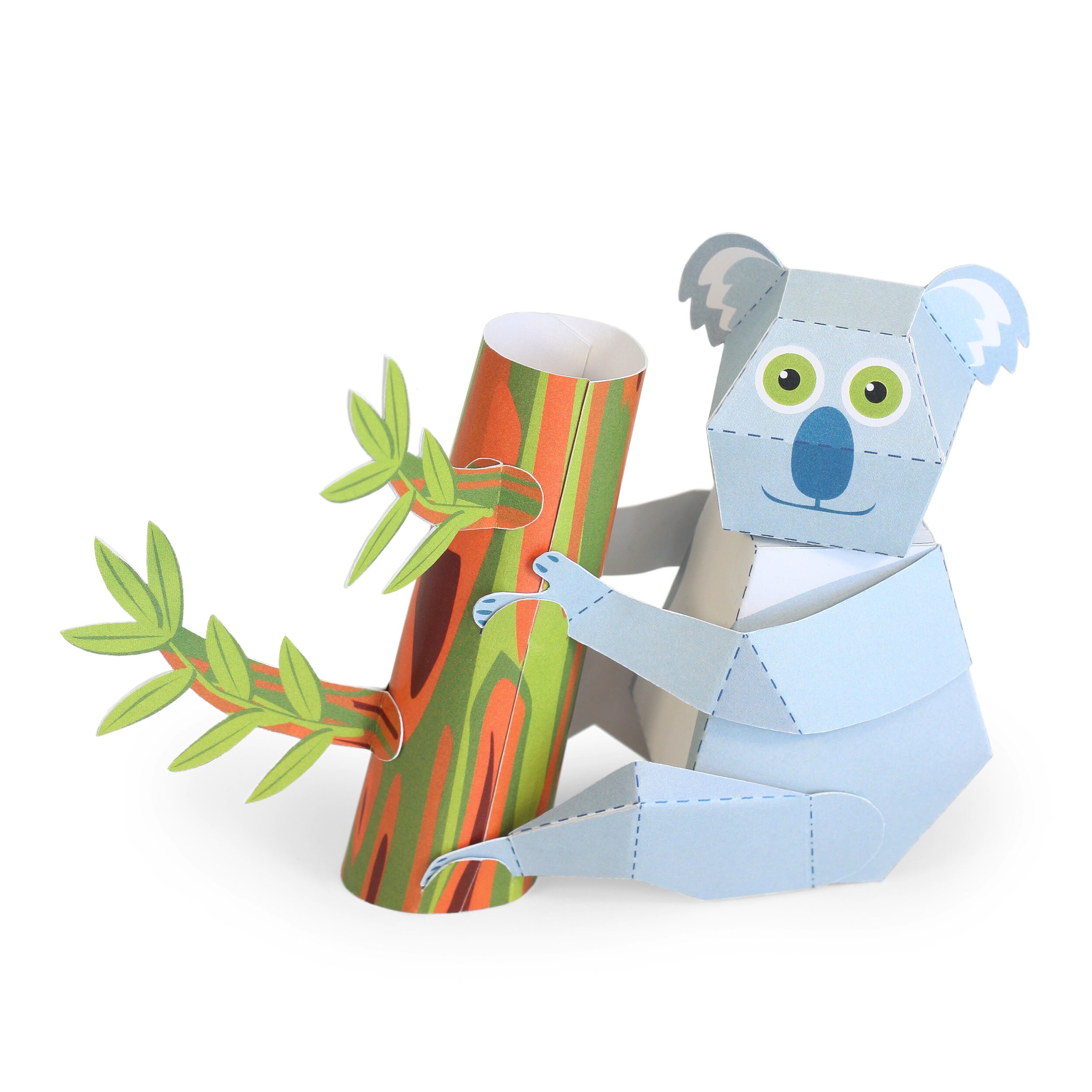 Maxi Koala Paper Toys DIY Paper Craft Kit 3D Paper Animals | Etsy