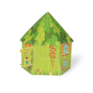 Gnome House Paper Toy - DIY Paper Craft Kit - School Project - Etsy Canada