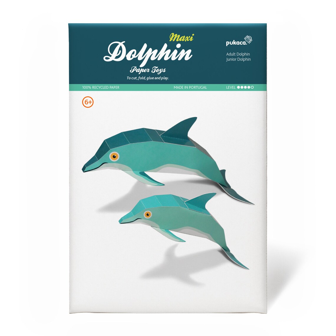 Maxi Dolphin Paper Toys DIY Paper Craft Kit 3D Paper - Etsy