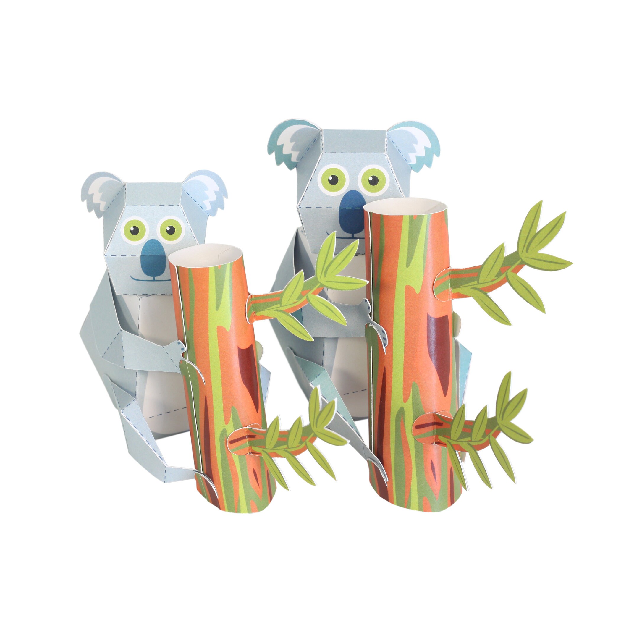 Maxi Koala Paper Toys DIY Paper Craft Kit 3D Paper Animals | Etsy