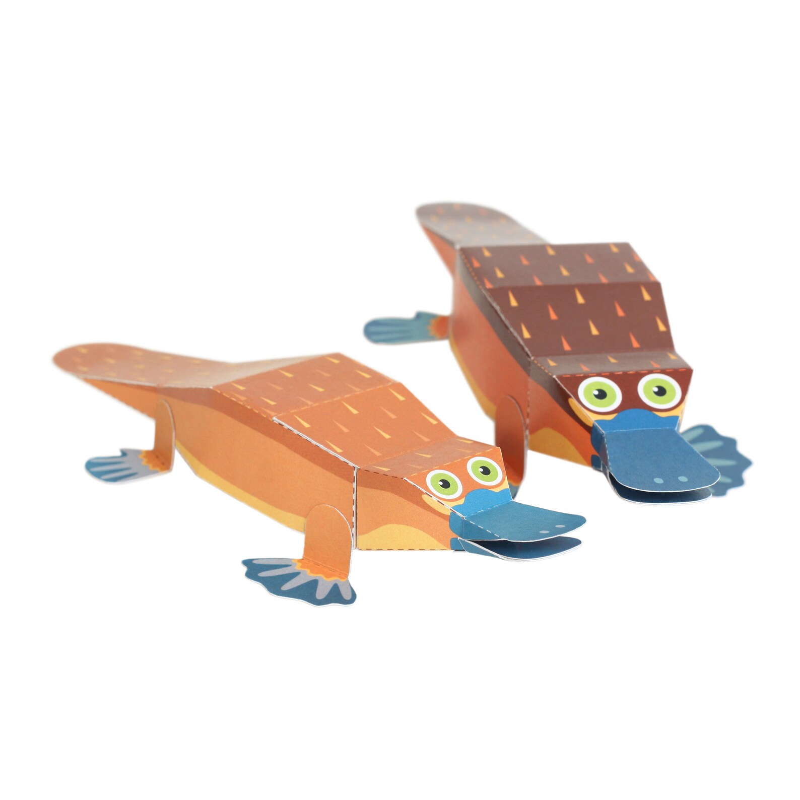 Maxi Platypus Paper Toys DIY Paper Craft Kit 3D Paper - Etsy Hong Kong