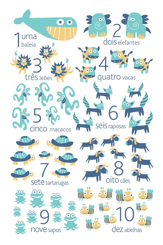 Portuguese Numbers 10