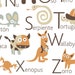 SPANISH Alphabet Poster With Animals From A to Z, BIG POSTER 13x19 ...