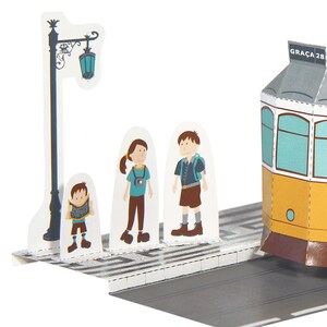 Tram Paper Toy DIY Paper Craft Kit 3D Model Paper Figure - Etsy