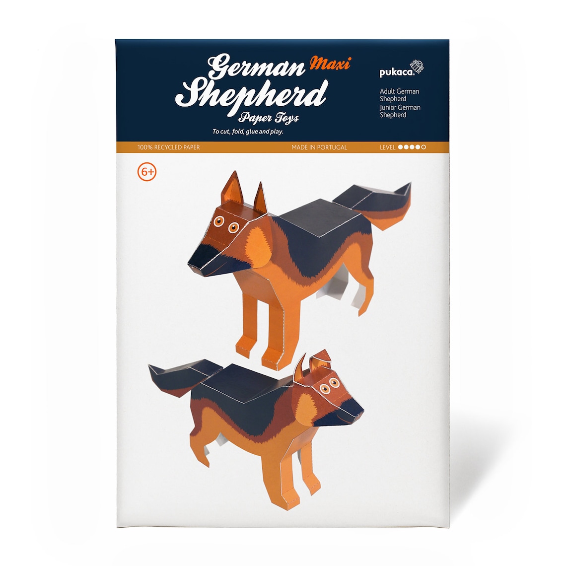 Maxi German Shepherd Paper Toys DIY Paper Craft Kit 3D | Etsy