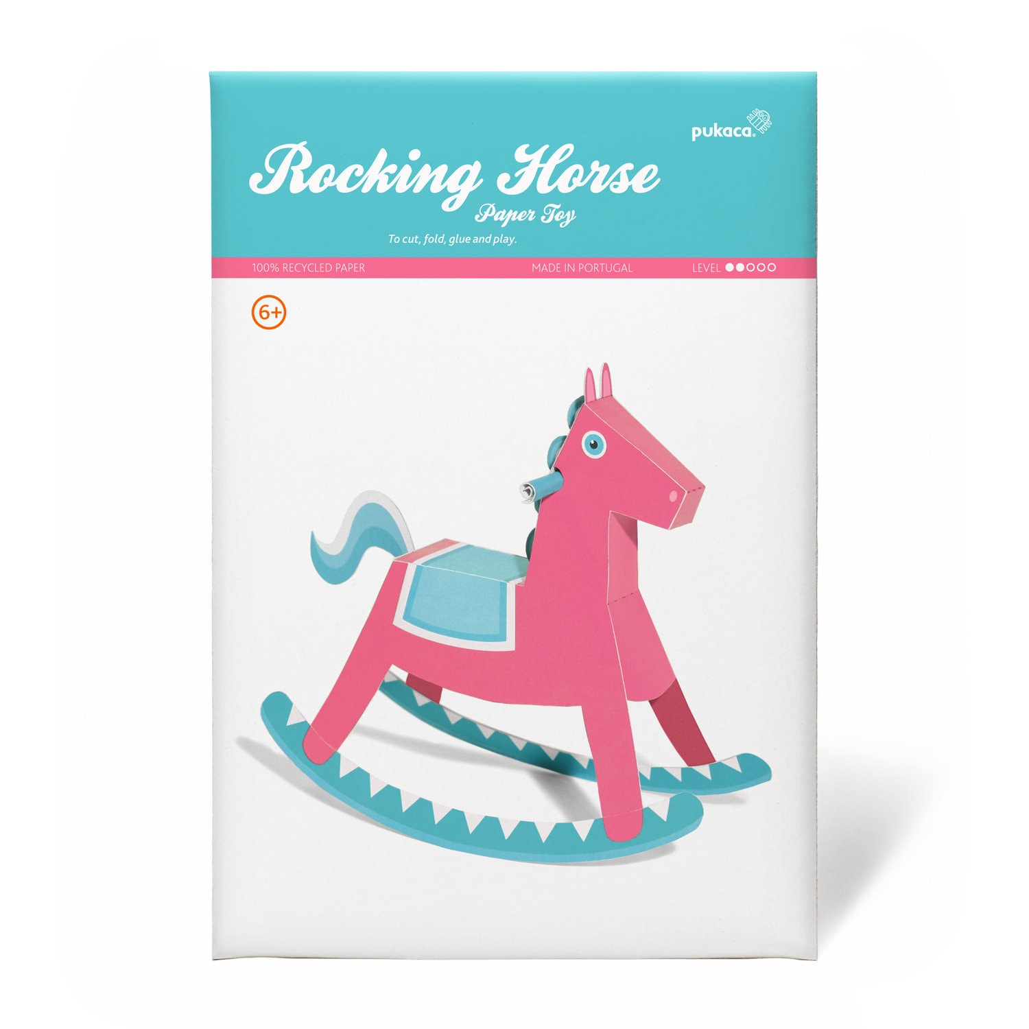 Rocking Horse Paper Toy DIY Paper Craft Kit Holiday Toy | Etsy