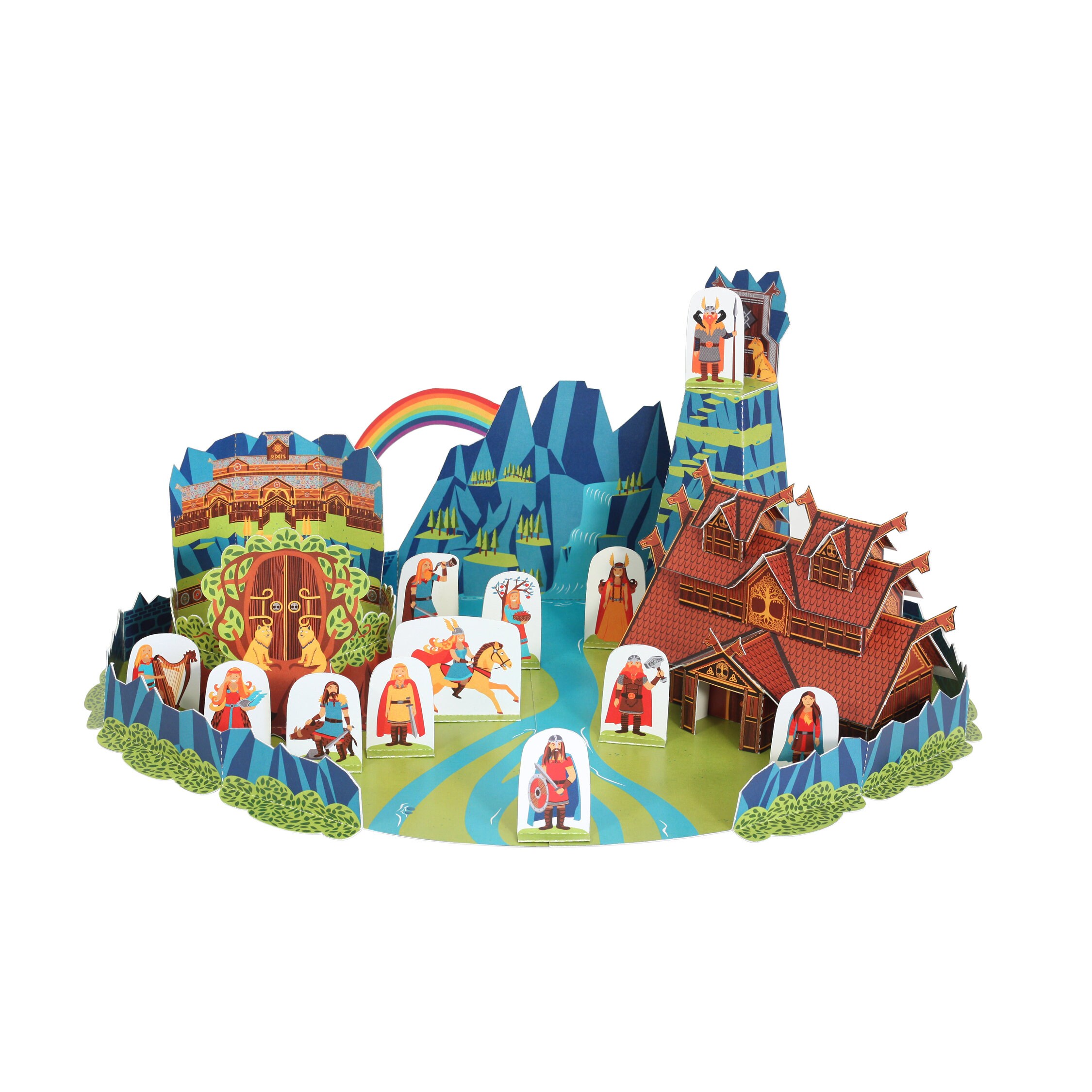 Asgard Paper Toy Paper Toy DIY Paper Craft Kit 3D Model | Etsy