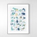 FRENCH Alphabet Poster With Animals From A to Z, BIG POSTER 13x19 ...