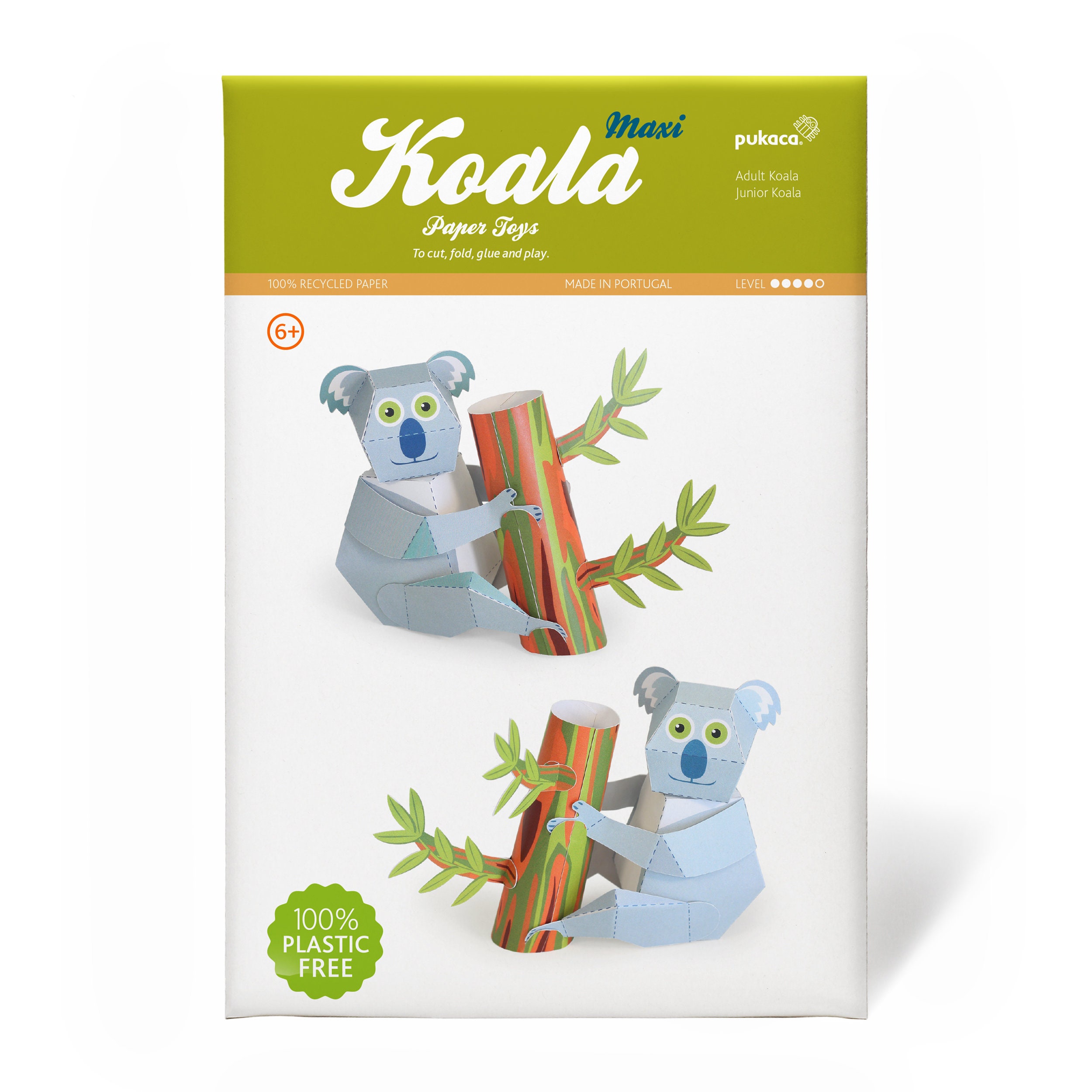 Maxi Koala Paper Toys DIY Paper Craft Kit 3D Paper Animals | Etsy