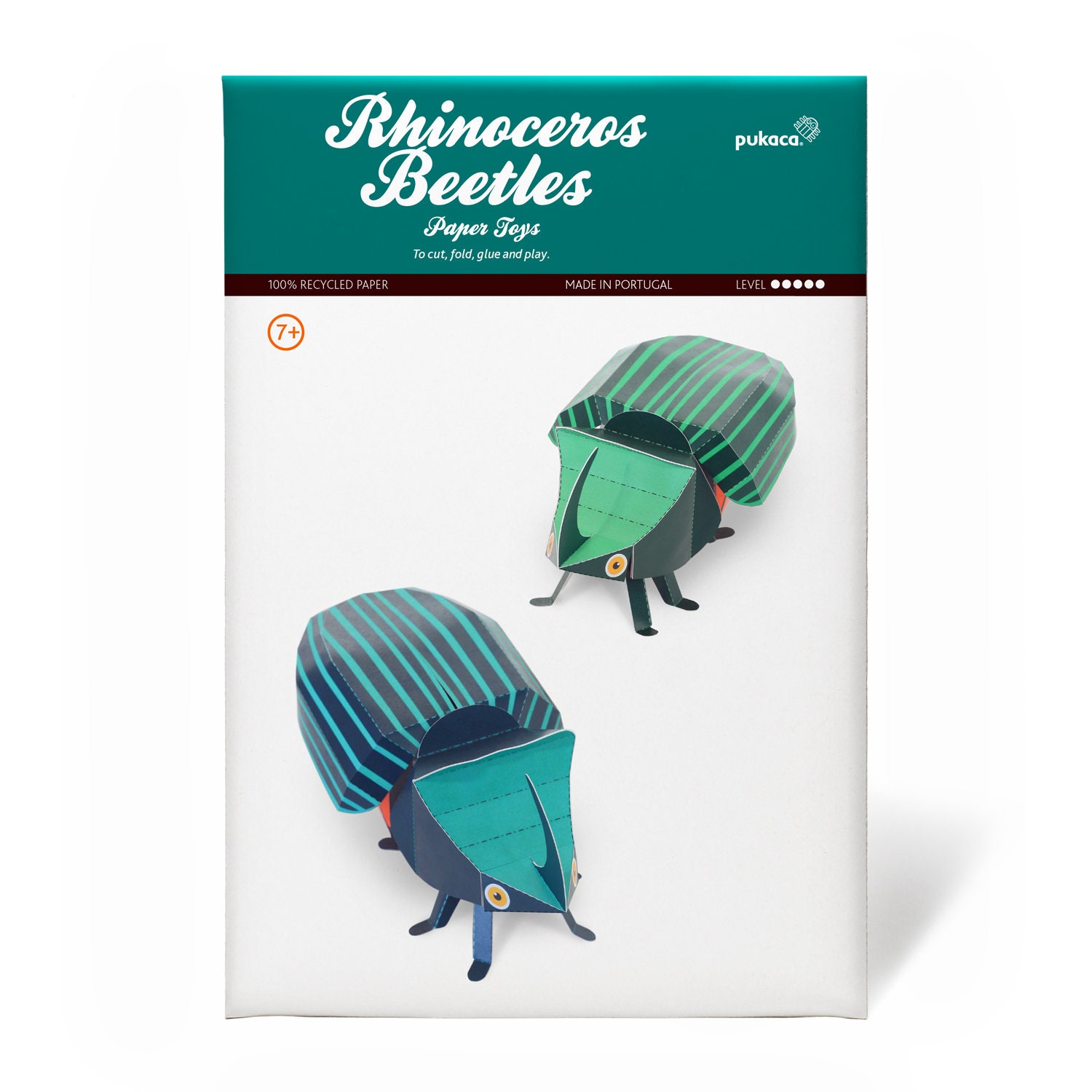 Rhinoceros Beetles Paper Toys DIY Paper Craft Kit 3D Paper | Etsy