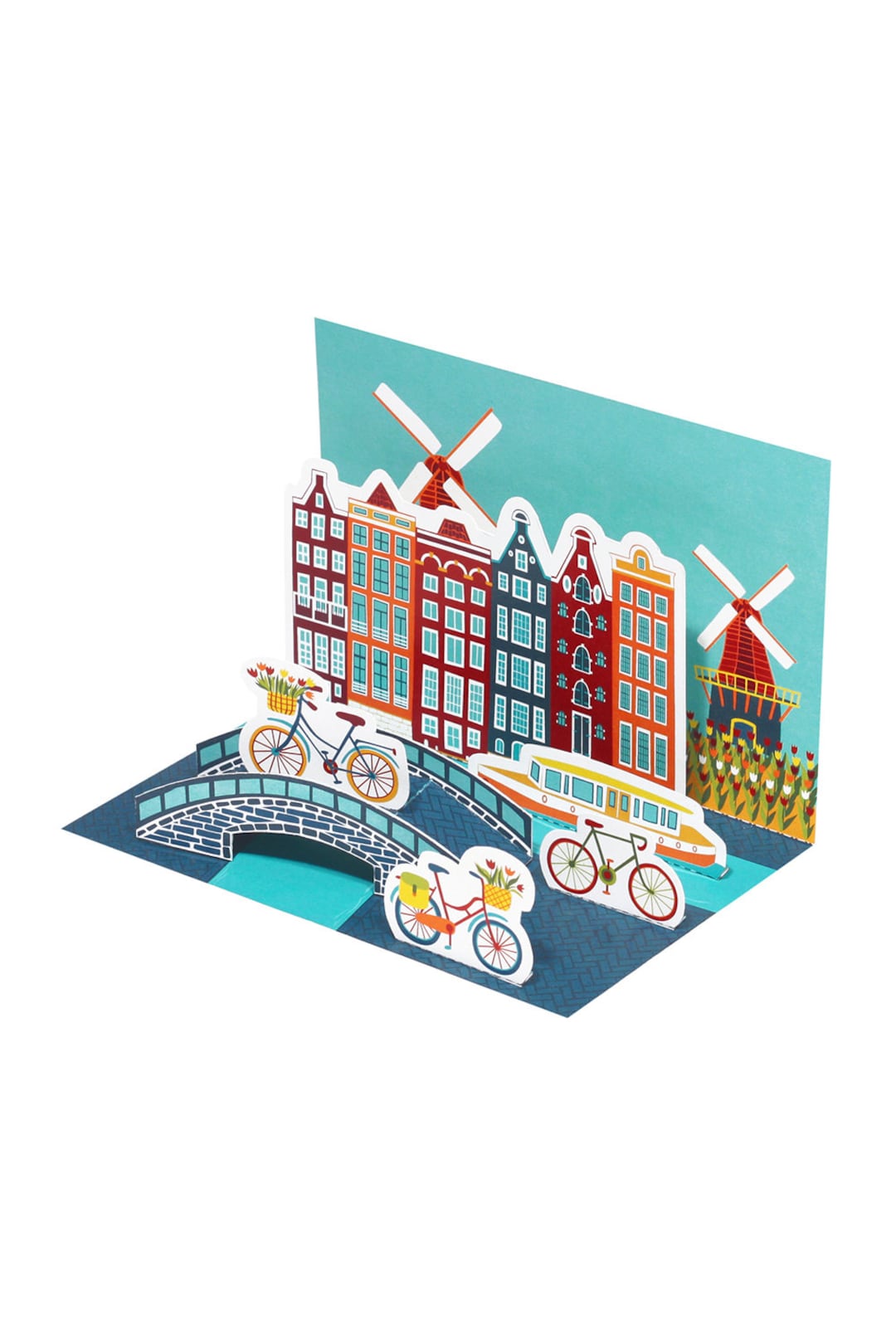 Amsterdam Diorama Postcard Paper Craft — DIY Paper Craft Kit — TO ...
