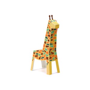 Maxi Giraffe Paper Toys - DIY Paper Craft Kit - 3D Paper Animals - Kids ...