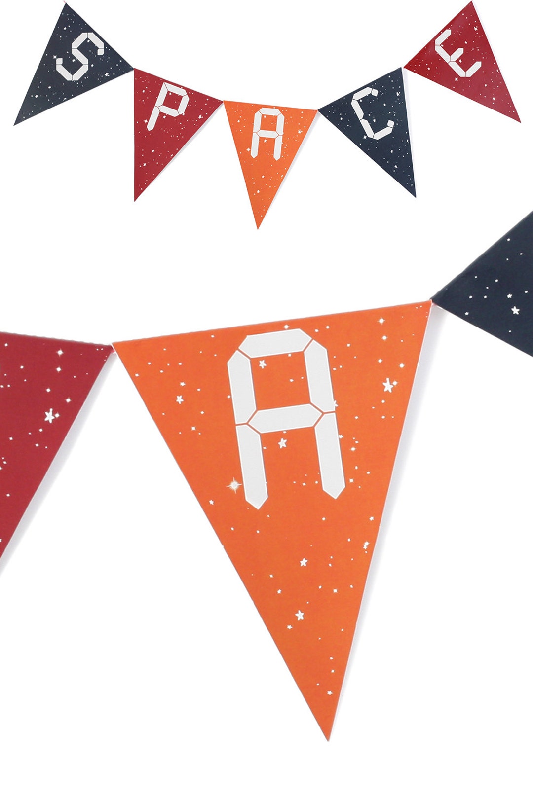 Space Party Banners - Printable Party Banner Kit - Banners - Pennants ...