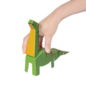 Dinosaurs Paper Toys - DIY Papercraft Kit - 3D Paper Animals - Etsy