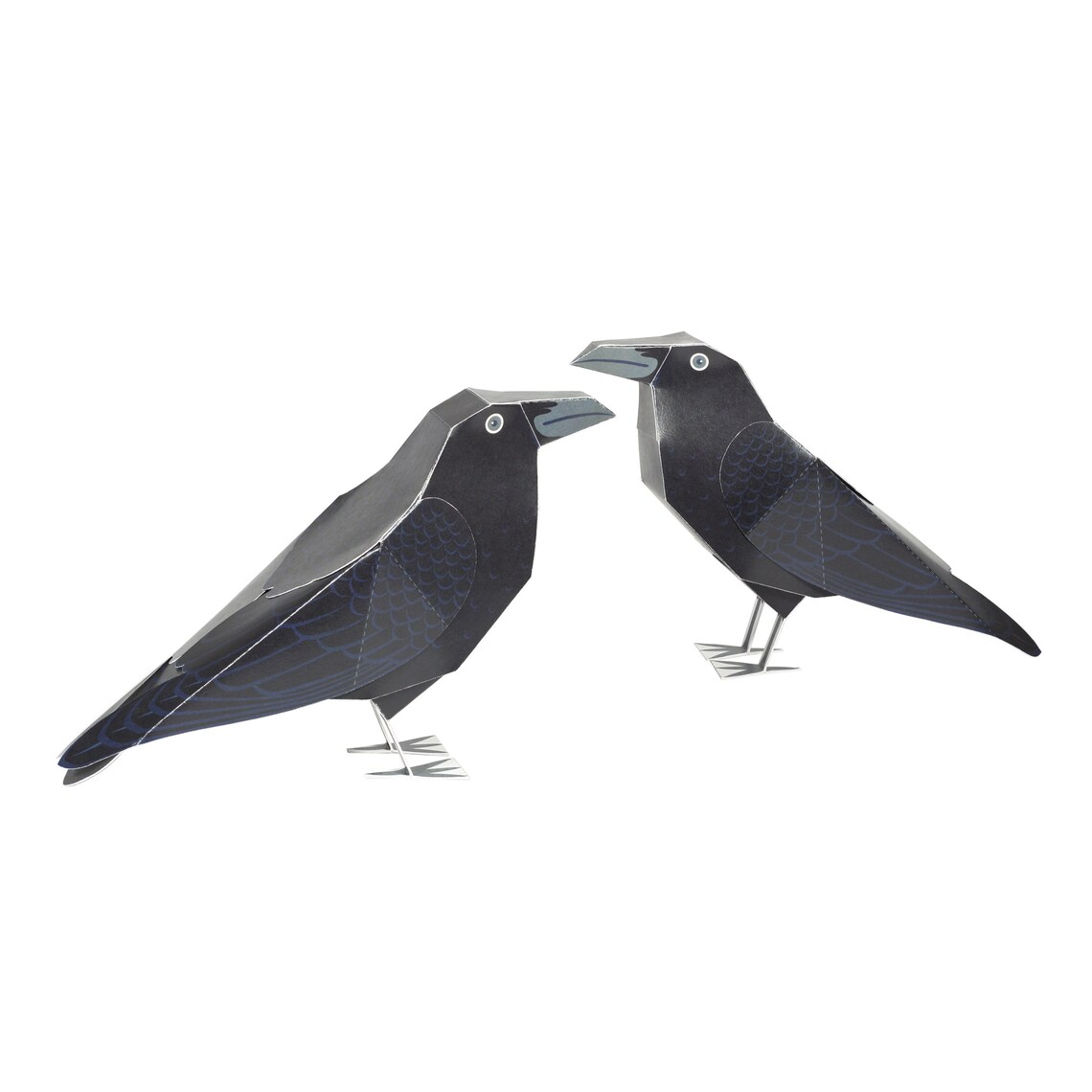 Ravens Paper Toys: DIY 3D Paper Craft Kit - Halloween Decor - Etsy