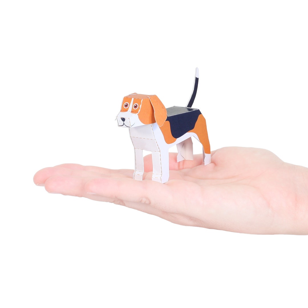 BEAGLE Paper Craft Postcard to ASSEMBLE - Etsy