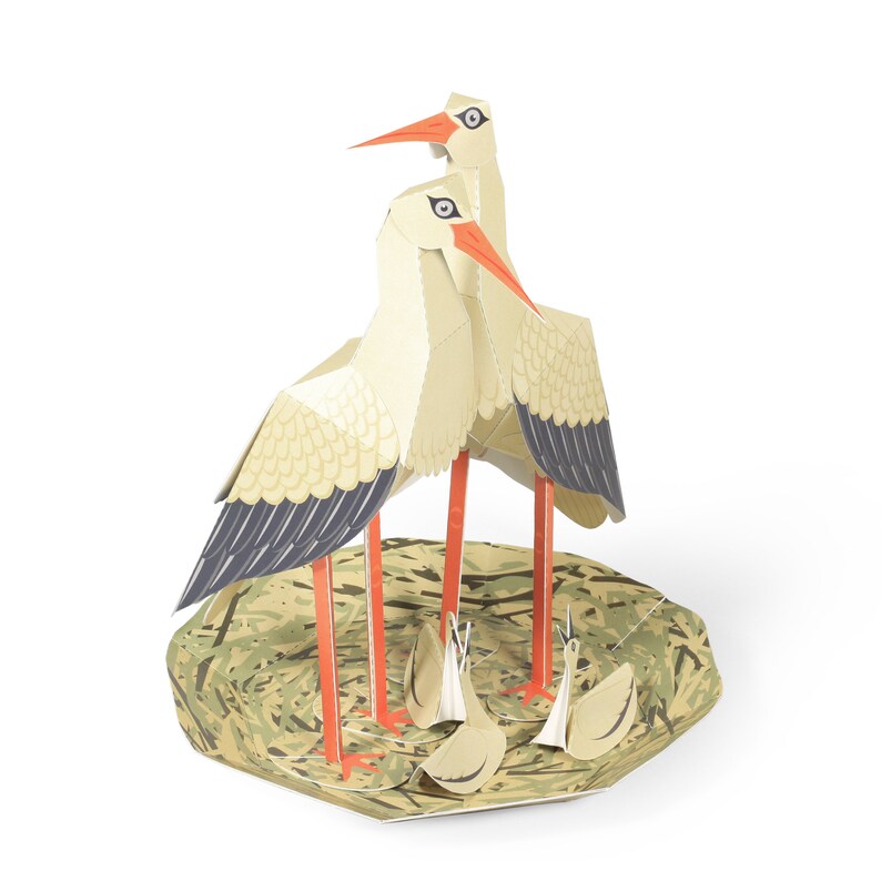 Storks Paper Toys - DIY Paper Craft Kit - School Project - Etsy