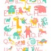 SPANISH Alphabet Poster With Animals From A to Z, BIG POSTER 13x19 ...