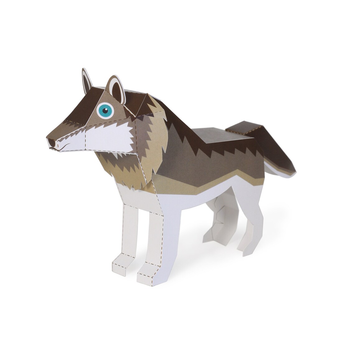 Woodland Animals Paper Toys DIY Paper Craft Kit 3D Paper | Etsy UK