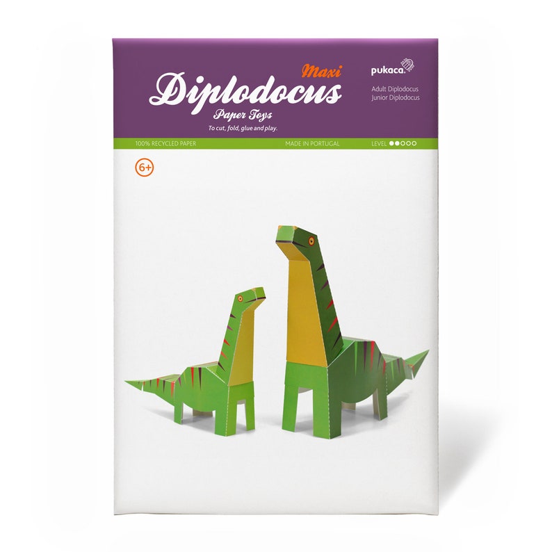 Maxi Diplodocus Paper Toys DIY Paper Craft Kit 3D Paper - Etsy